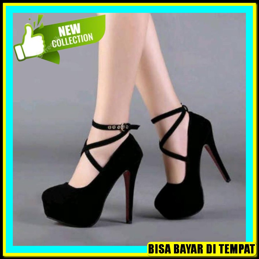 Jual Branded Highels Haighils Cewek Kondangan Sandal Hils Murah Sendal ...