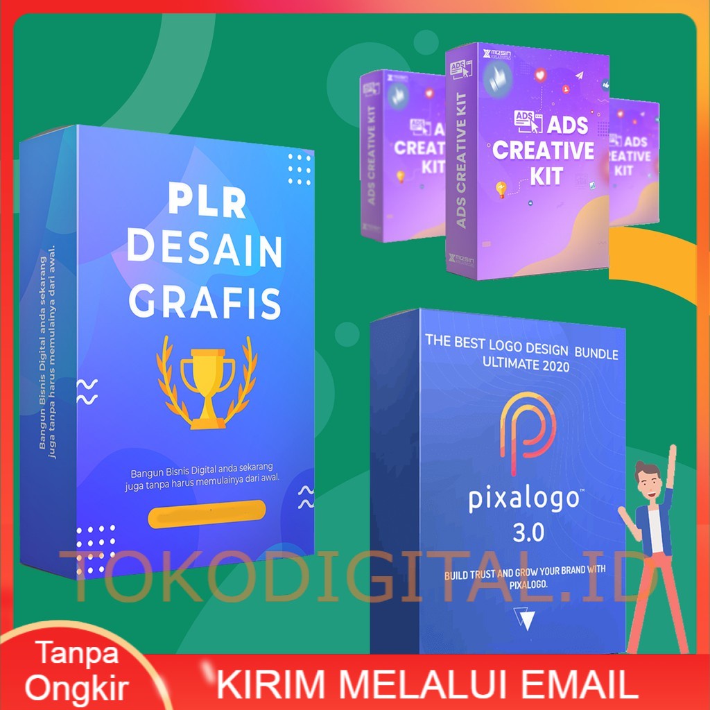 Jual PLR Desain Grafis - Ads Kit V1 Dan V2 - Pixalogo V3 Terbaik | Shopee Indonesia