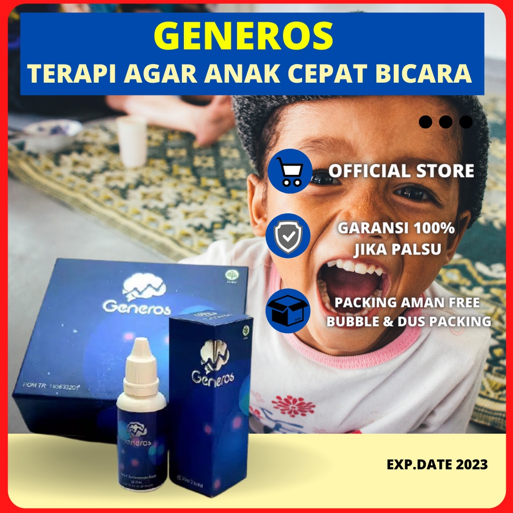 Jual GENEROS HERBAL PREMIUM - VITAMIN SPEECH DELAY DAN SUPLEMEN ...