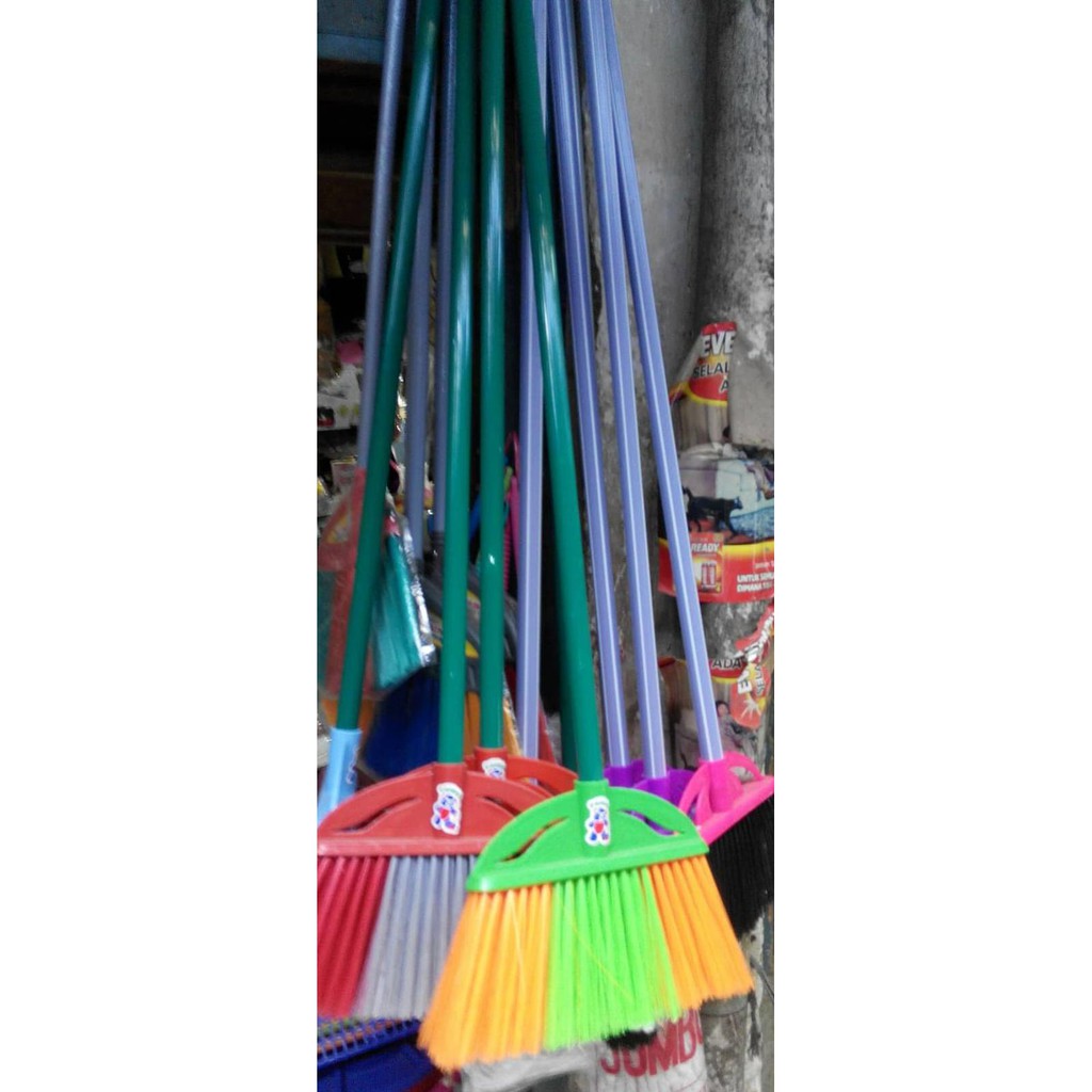 Jual Restock !!! sapu lantai/sapu ijuk merek panda gagang kayu | Shopee ...