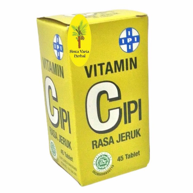 Jual Vitamin C Cipi 45 tablet jeruk, Vitamin C | Shopee Indonesia