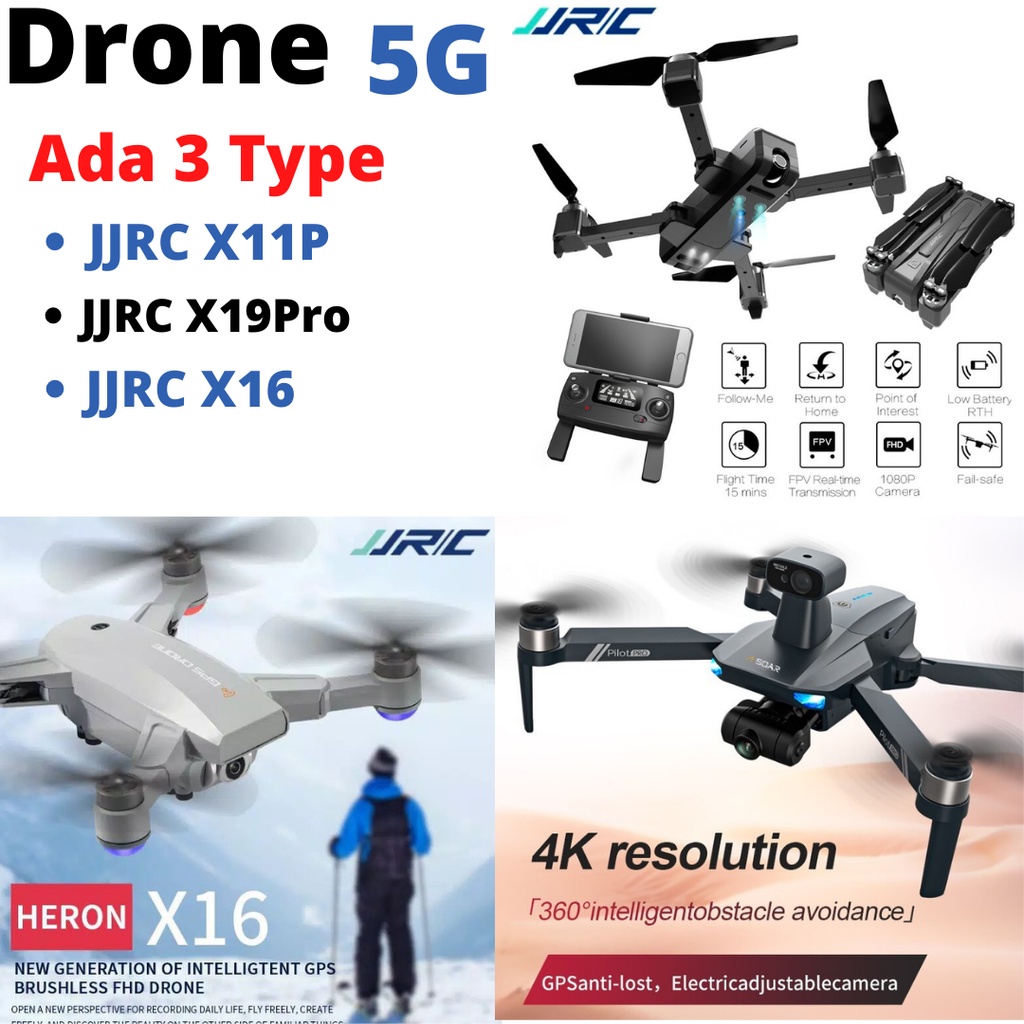 Jual Drone JJRC X19 PRO 5G GPS 4K HD Dual Camera 2-Axis Drone EIS Gimbal RC | Shopee Indonesia