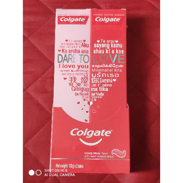 Jual Pasta Gigi Odol Colgate Special Edition Valentine Love Couple ...