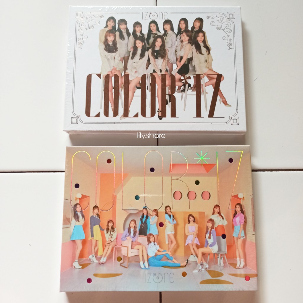 Jual IZ*ONE COLOR*IZ 1st Mini Album IZONE Coloriz Color IZ | Shopee ...