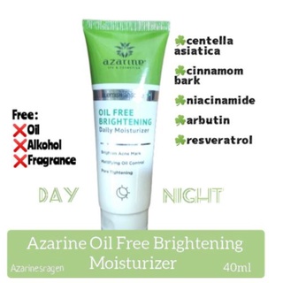 Jual Azarine Oil Free Brightening Daily Moisturizer 40ml | Shopee Indonesia