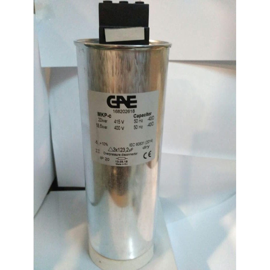 Jual GAE CAPACITOR 20 KVAR 415V MKP ECO TYPE 3PHASE 50HZ 20kvar | Shopee Indonesia