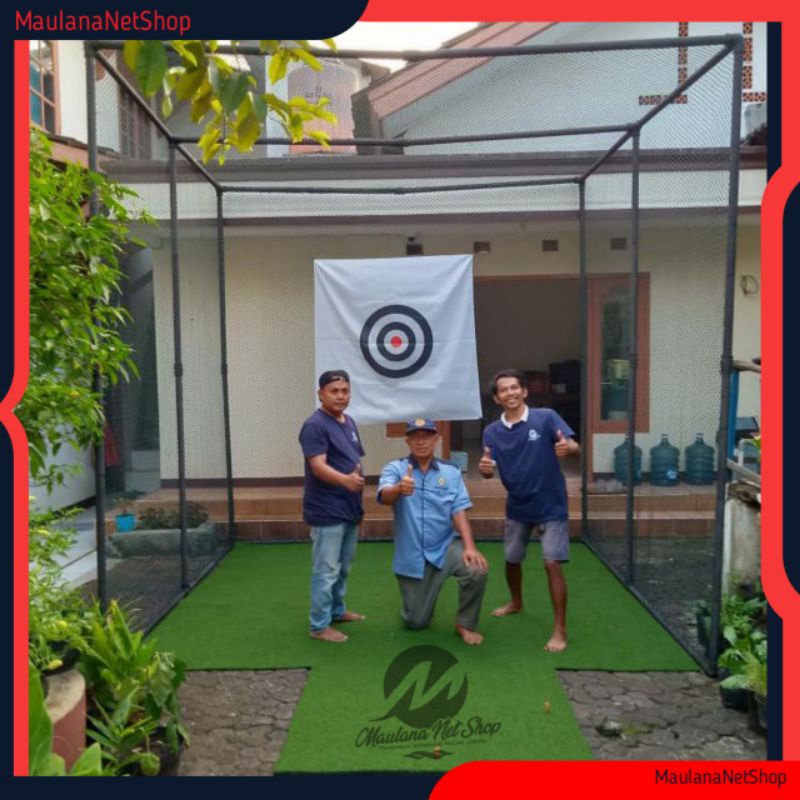Jual Net Driving Golf / Jaring Golf Cage PVC 3mx3mx3m / Jaring Latihan ...