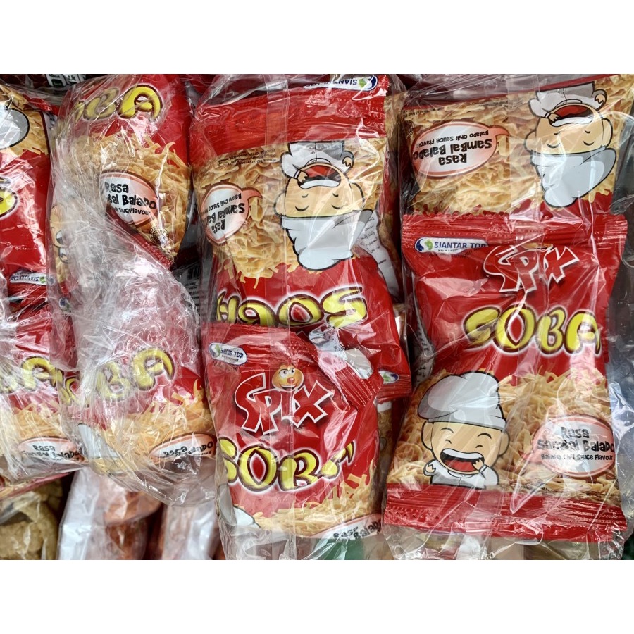 Jual Snack Spix Soba Mie (1 Pak Isi 20 Pcs) | Shopee Indonesia
