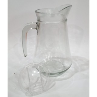 Jual Pitcher Water Jug 1000 ml Tempat Air Minum Kaca Pitcher Kaca 1 ...