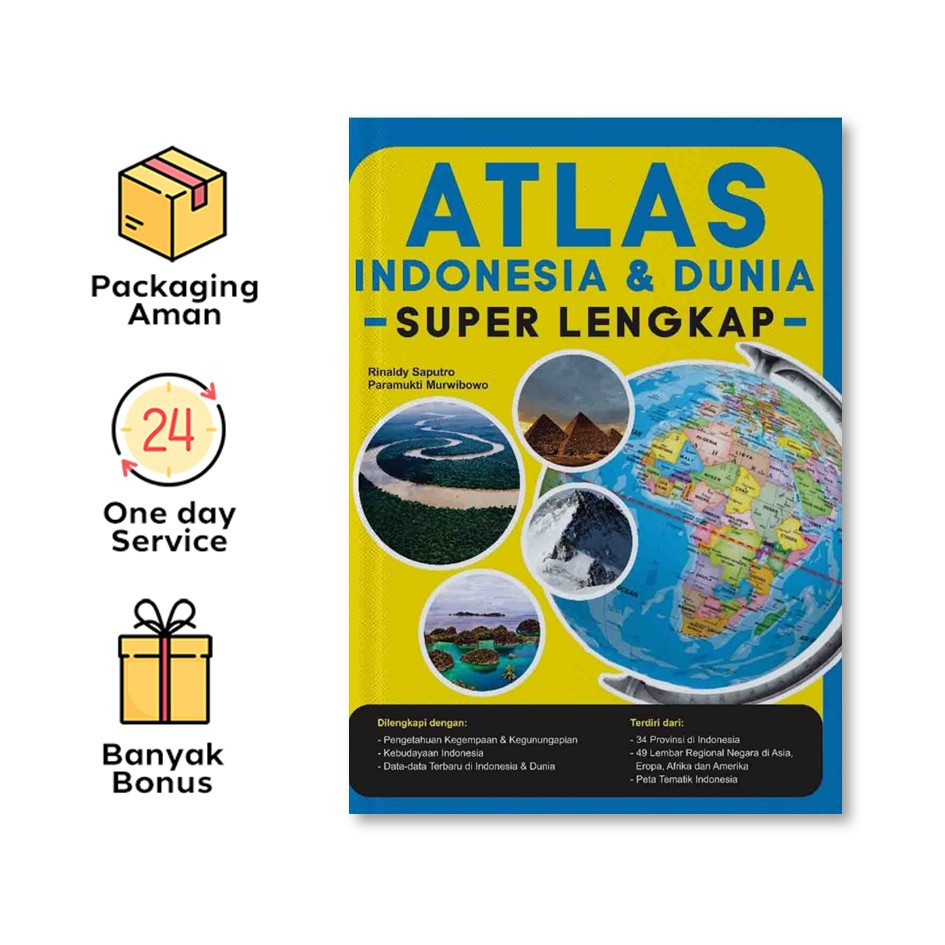 Jual Atlas Indonesia & Dunia Super Lengkap (Anak Hebat Indonesia) | Shopee Indonesia
