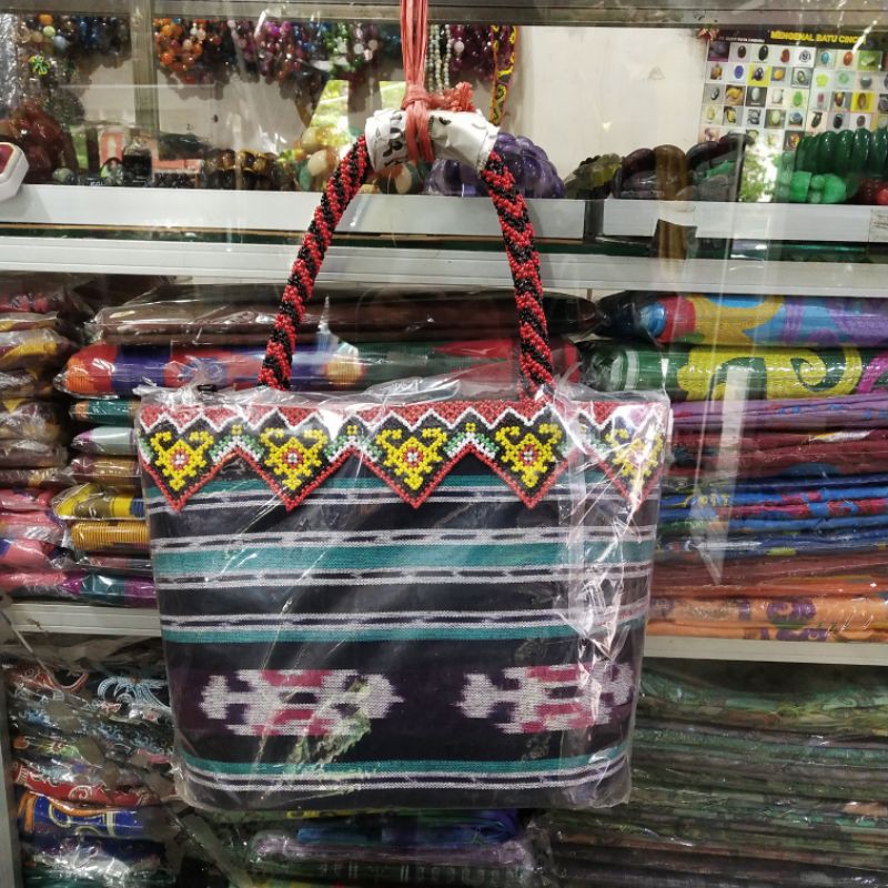 Jual Tas kain tenun manik kalimantan | Shopee Indonesia