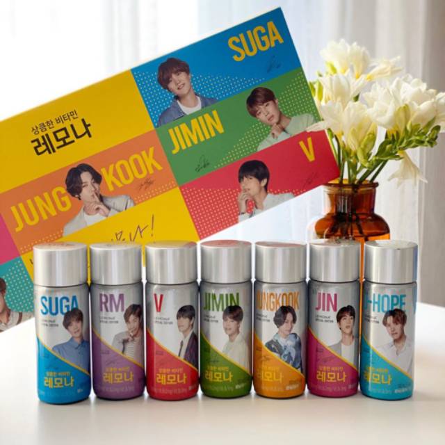 Jual LEMONA BTS CU - MINUMAN VITAMIN C BOTOL IMPORT KOREA BANGTAN ARMY ...