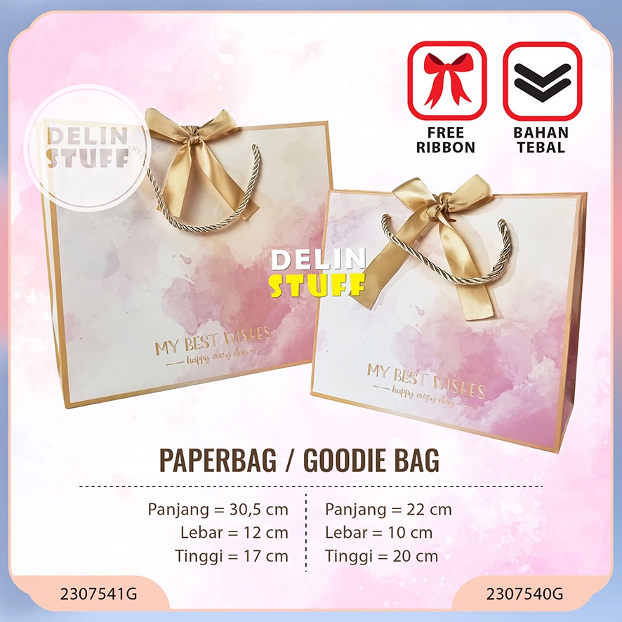 Jual Paper bag Kado Goodie Bag Ulang Tahun Paper Bag Ulang Tahun Tas ...