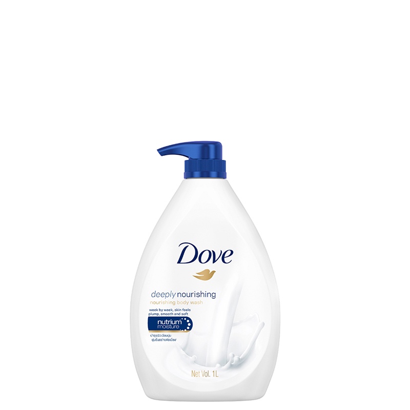 Jual Dove Body Wash Pump Deeply Nourishing Kulit Lembut 1L | Shopee ...