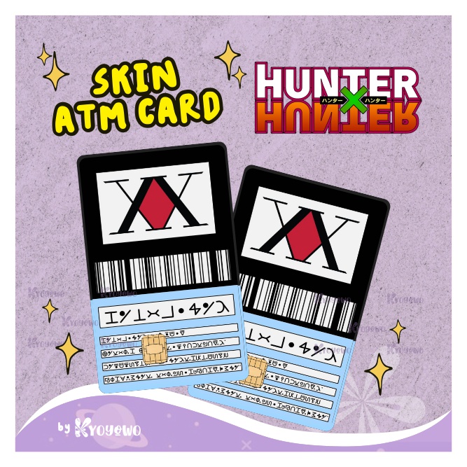 Skin ATM Card - Hunter X Hunter ID Card | Shopee Indonesia