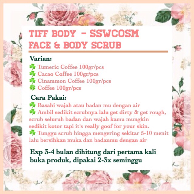 Cara Pakai Tiff Body dan Sacre Skin | Shopee Indonesia