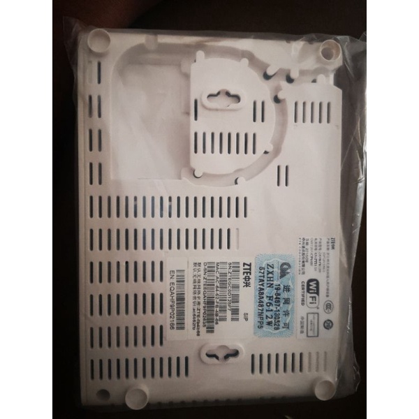 Jual ZTE F612W GPON ONU ONT 2FE1TELWifi Double Protocol Enh Version ...