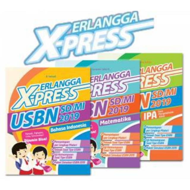 Jual Buku Erlangga Xpress USBN 2019 SD MI | Shopee Indonesia