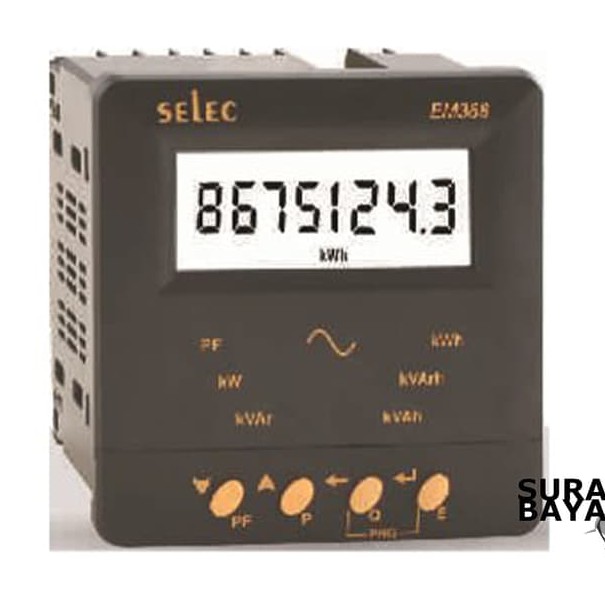 Jual Panel Meter 3 Phase LCD Energy Meter Kwh Meter EM368-C-CU | Shopee ...