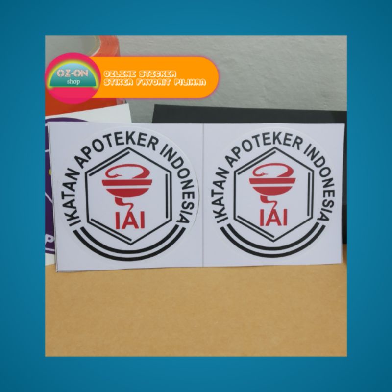 Stiker IAI Ikatan apoteker indonesia | Shopee Indonesia