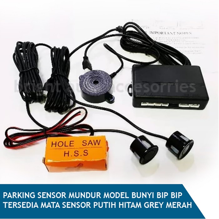 Jual Parking sensor alarm dua mata model bunyi buzzer | Shopee Indonesia