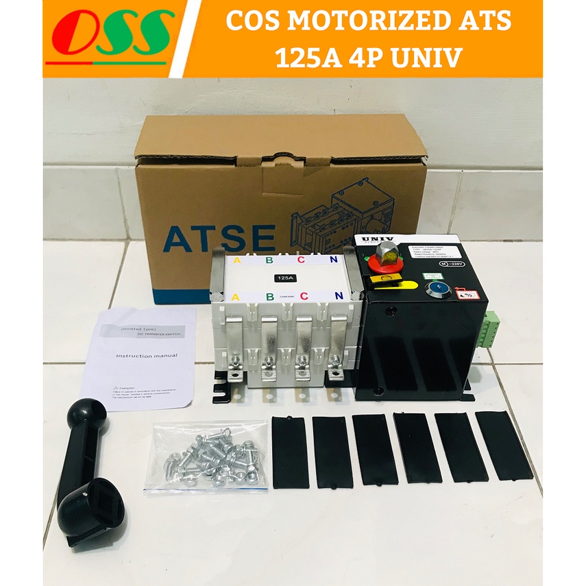 Jual COS MOTORIZED ATS 125A 4P ATS UNIV UNIV-125A UNTUK PANEL ATS AMF ...