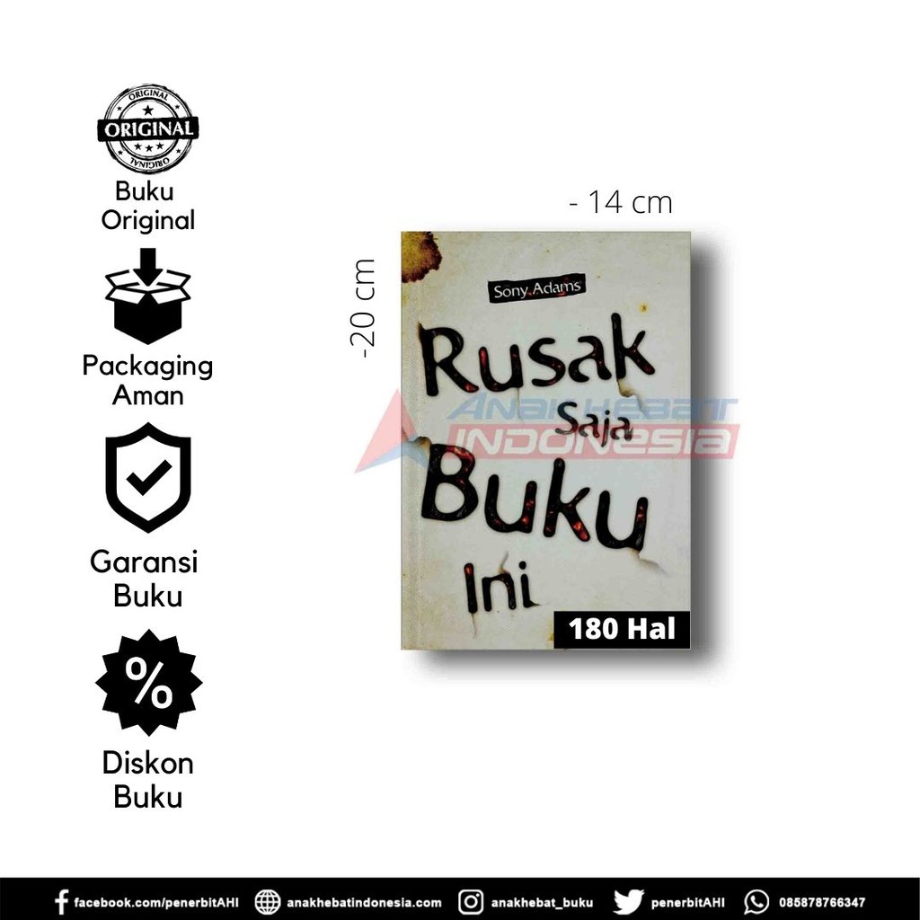 RUSAK SAJA BUKU INI | Shopee Indonesia RUSAK SAJA BUKU INI | Shopee Indonesia