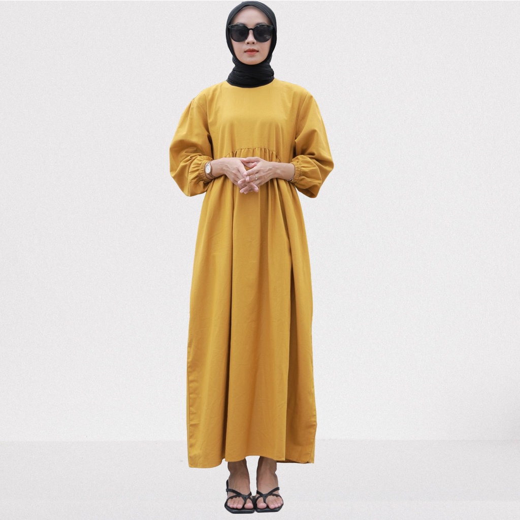 Jual Long Dress Katun Linen Misha Indonesia|Shopee Indonesia