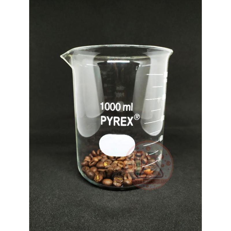 Jual Beaker glass - gelas kimia 1000ml - 1000 ml pyrex | Shopee Indonesia