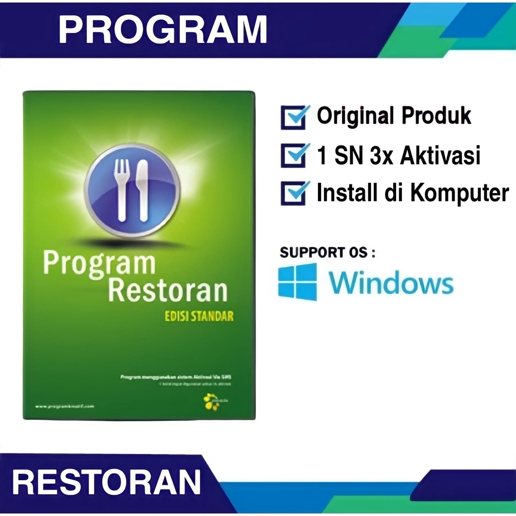 Jual PROGRAM RESTO COCOK UNTUK CAFE RESTORAN 1 SERIAL 3 X AKTIVASI FULL ...
