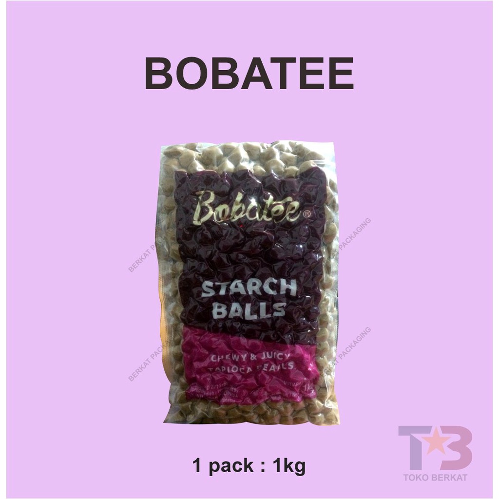 Jual BUBBLE BOBATEE / BOBATEE 1 KG / TAPIOCA PEARLS / STARCH BALLS ...