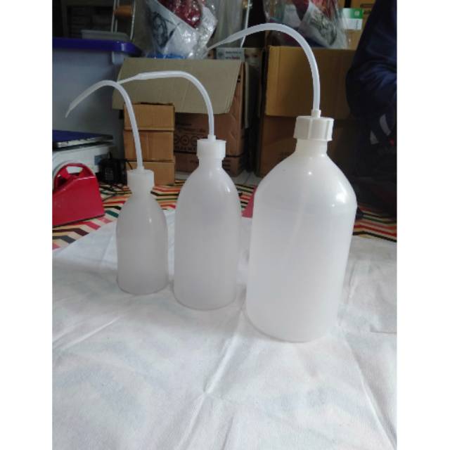 Botol semprot / washing bottle/botol aquadest 250ml,500ml,1000ml ...