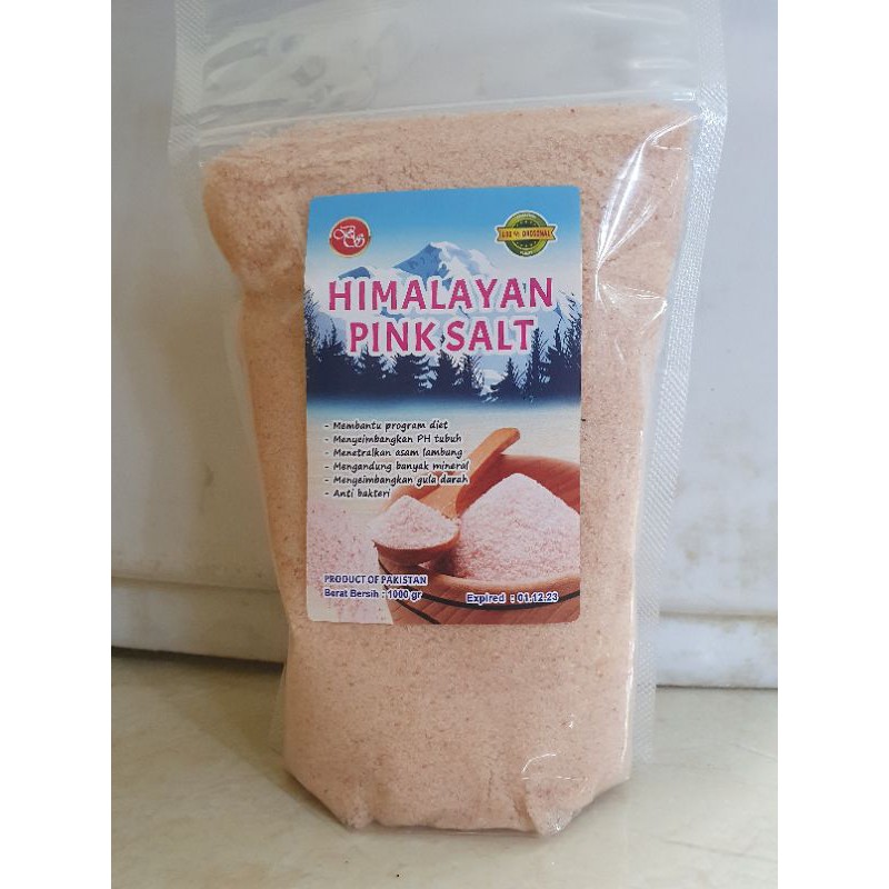 Jual Pink Salt 1kg garam himalaya | Shopee Indonesia