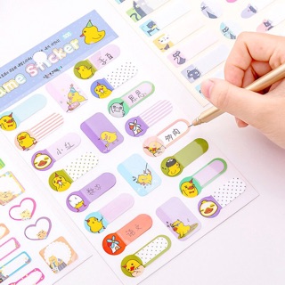Jual READY Sticker nama label nama sticky notes import anti air ulang ...