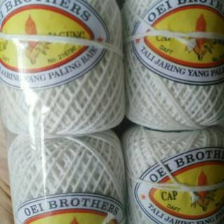 Jual BENANG KASUR - BENANG RAMI - TALI JARING - BENANG PUTIH CAP JAGUNG ...