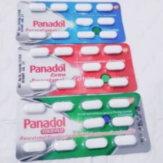 Jual Panadol Obat Paracetamol Biru Merah Hijau 500G 10 Kaplet | Shopee ...