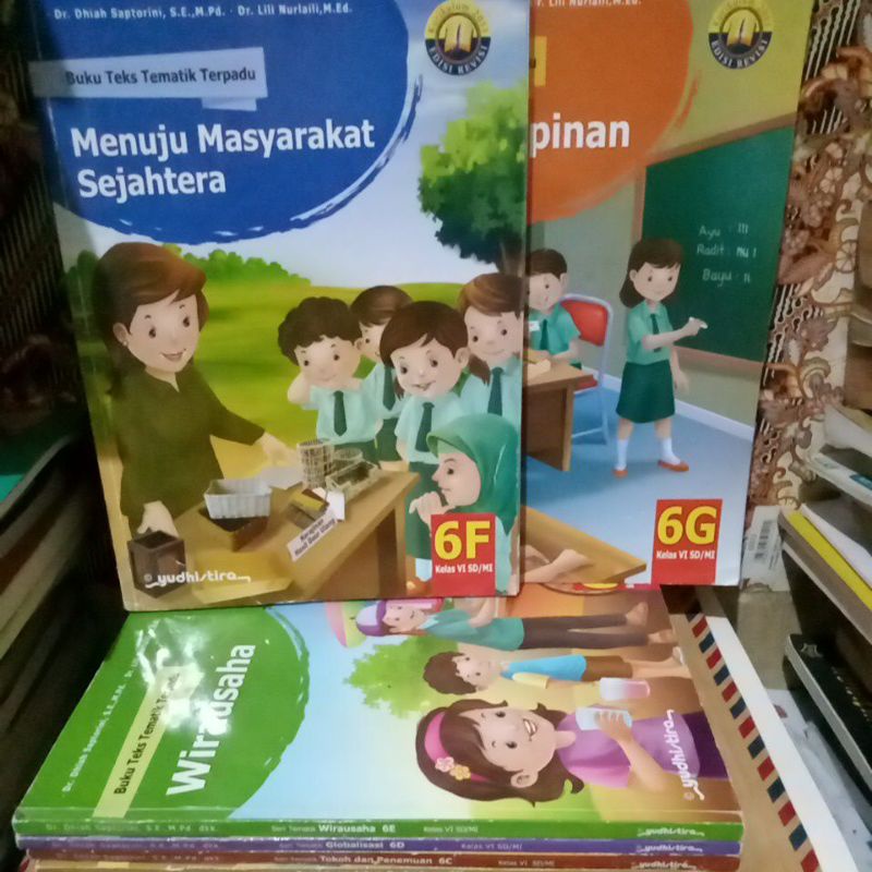 Jual BUKU TEKS TEMATIK TERPADU 6 REVISI YUDHISTIRA | Shopee Indonesia
