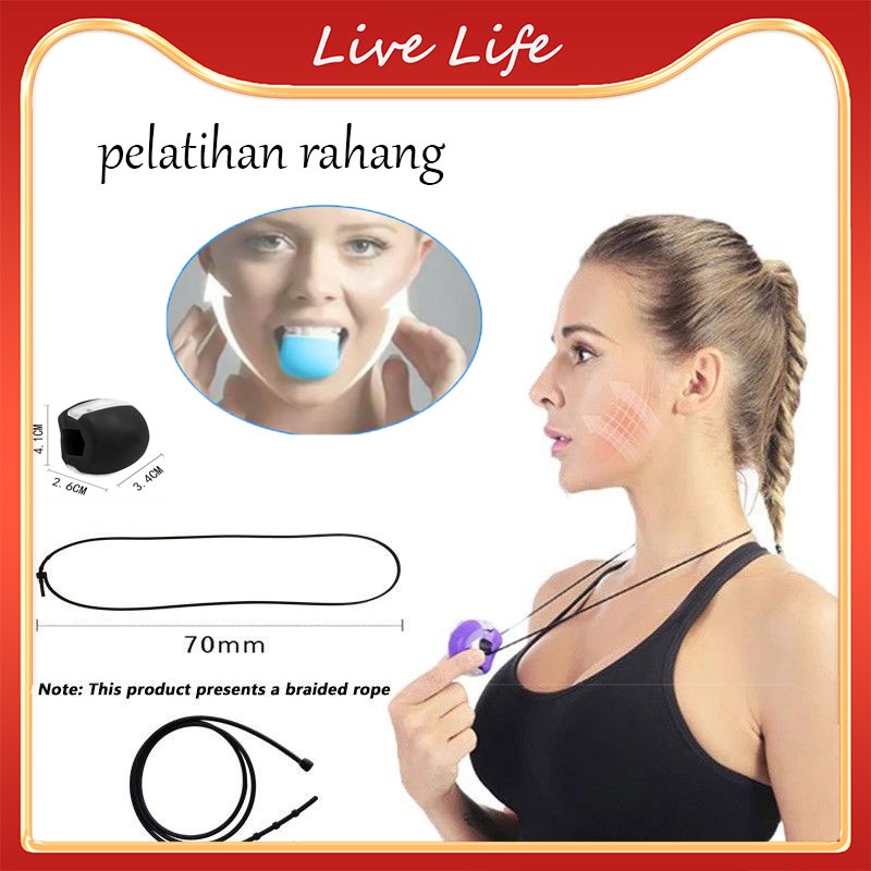 Jual Jawline Exercise Exercise Chew Alat Pelatih Otot Rahang Kunyah ...