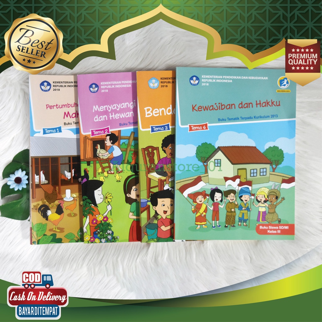 Jual Buku Pelajaran Kelas 3 Semester 1 Tematik Buku Siswa Kelas 3 Iii