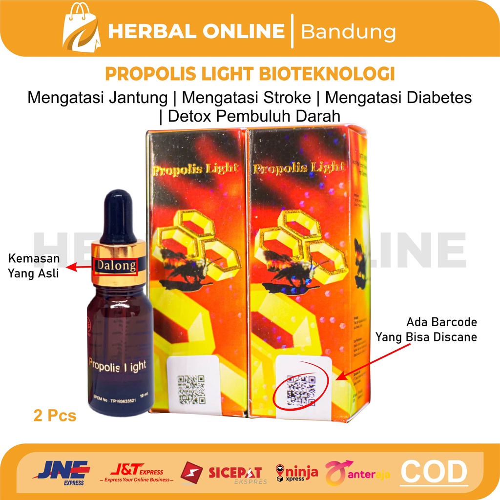 Jual Propolis Light Bioteknologi Obat Stroke / Jantung / Hipertensi (2 ...