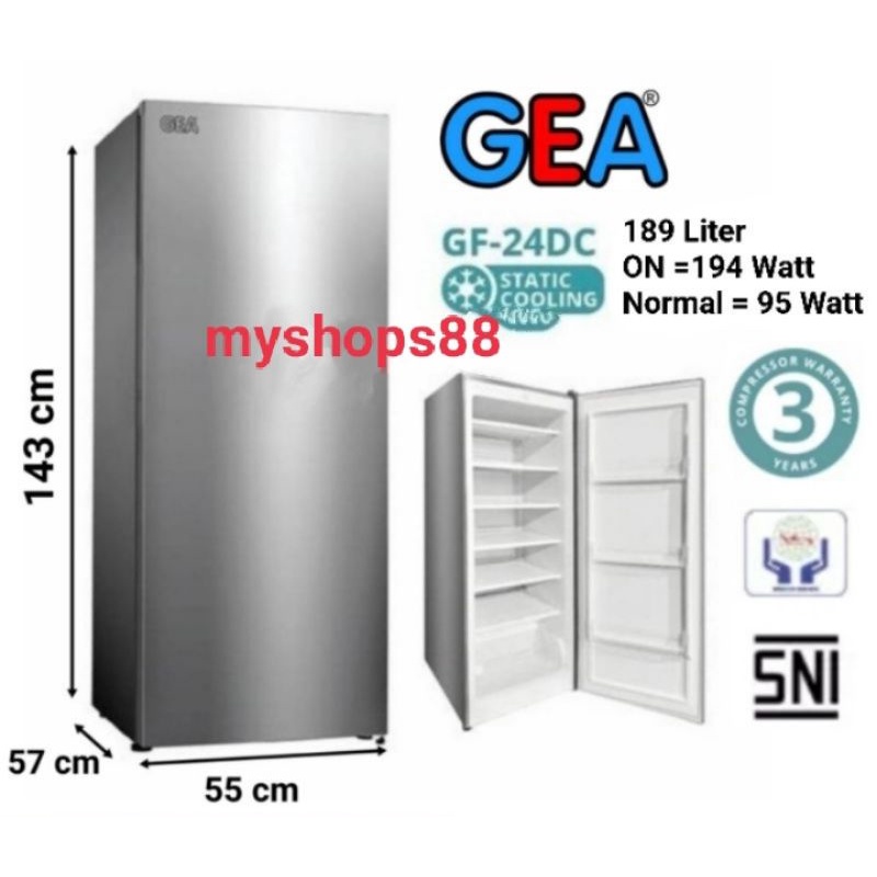 Jual GEA GF-24DC UPRIGHT FREEZER GEA / KULKAS ES BATU / FREEZER BERDIRI ... Jual GEA GF-24DC UPRIGHT FREEZER GEA / KULKAS ES BATU / FREEZER BERDIRI ...