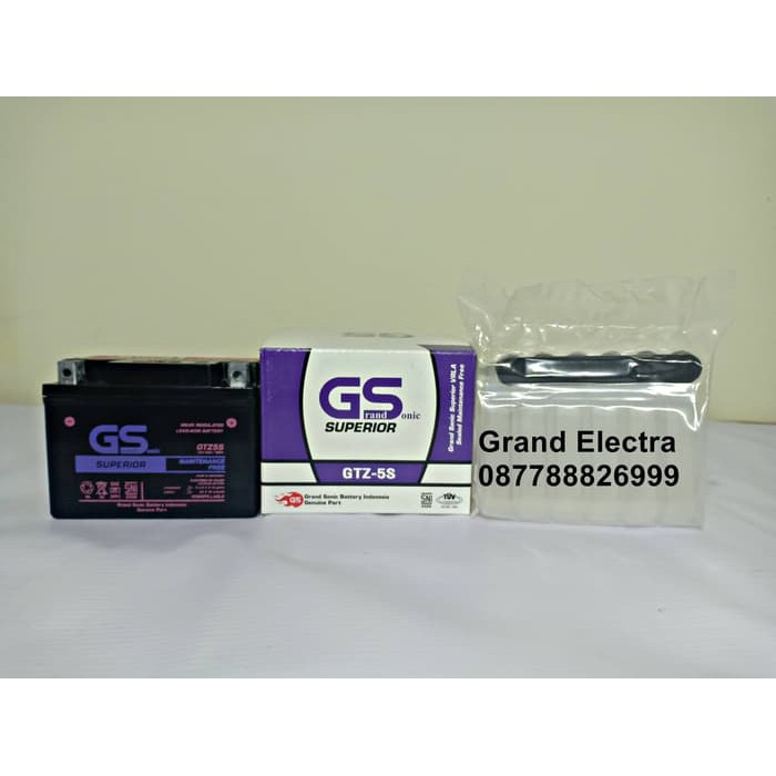 Jual NEW!!! Aki Motor Honda Beat Fi Cw Cbs GTZ5S GS Y Accu Kering | Shopee Indonesia