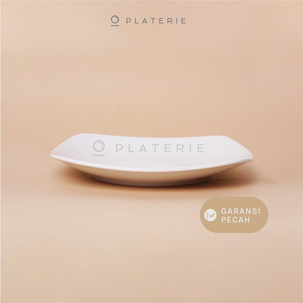 Jual PLATERIE Piring Keramik Square Dinner Plate 10.5 Inch Elegant ...
