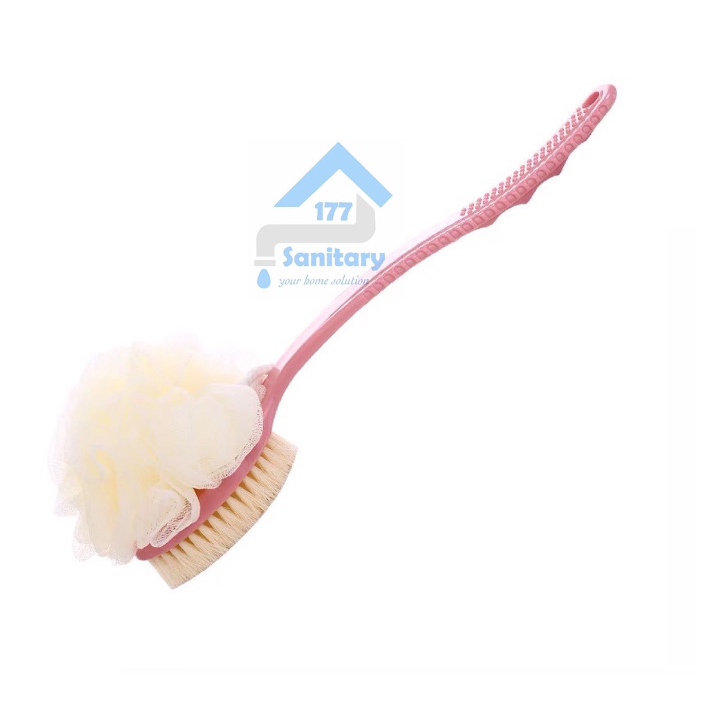 Jual Sikat punggung mandi Badan 2in1 Body Brush -Tongkat spon badan ...