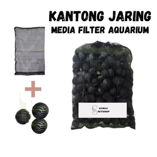 Jual Kantong Jaring Jala Media Filter Batu Bioring Bioball Zeolit ...