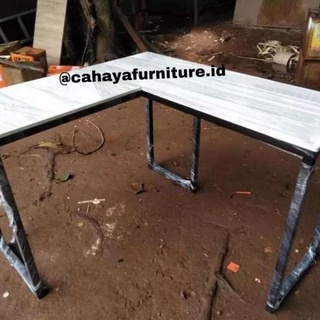 Jual Promo Table | Meja Letter L/Meja Belajar/Meja Kerja/Meja Kantor ...