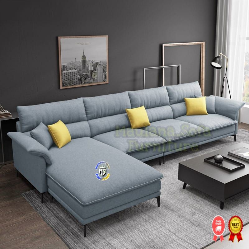 Jual sofa Letter L+meja highclass Indonesia|Shopee Indonesia