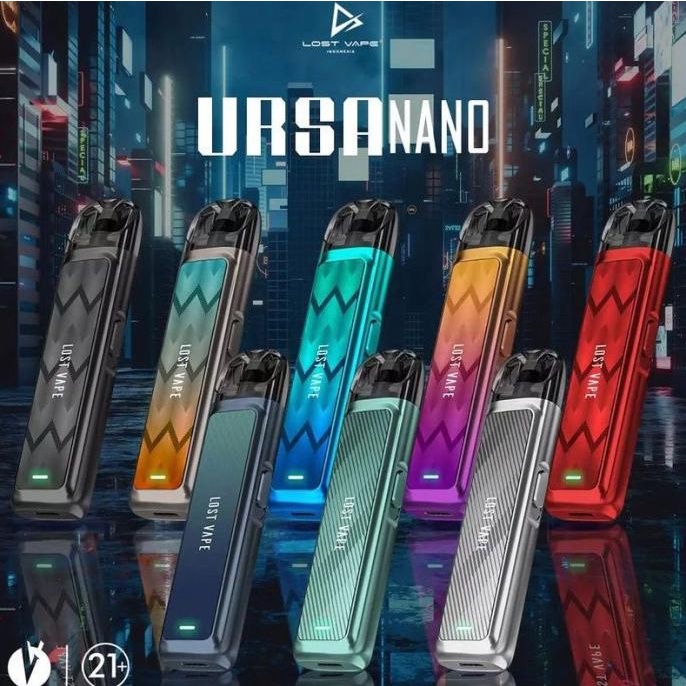 Jual POD Lost Vape URSA NANO 18W 600mAh Pod Kit Authentic LostVape ...