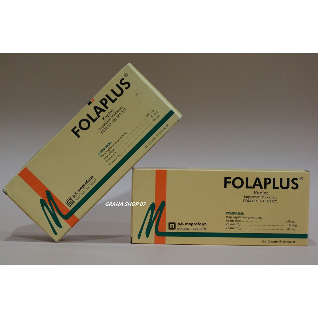 Jual Folaplus / Folavit / Asam Folat harga 30 Tablet | Shopee Indonesia