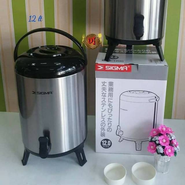 Jual Termos Air Dispenser Air Panas & Dingin Sigma 12Liter | Shopee ...